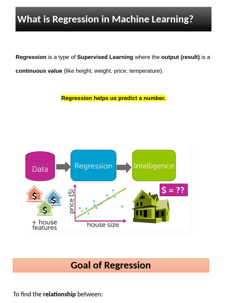 Understanding Regression in Machine Learning | PDF | Regression ...