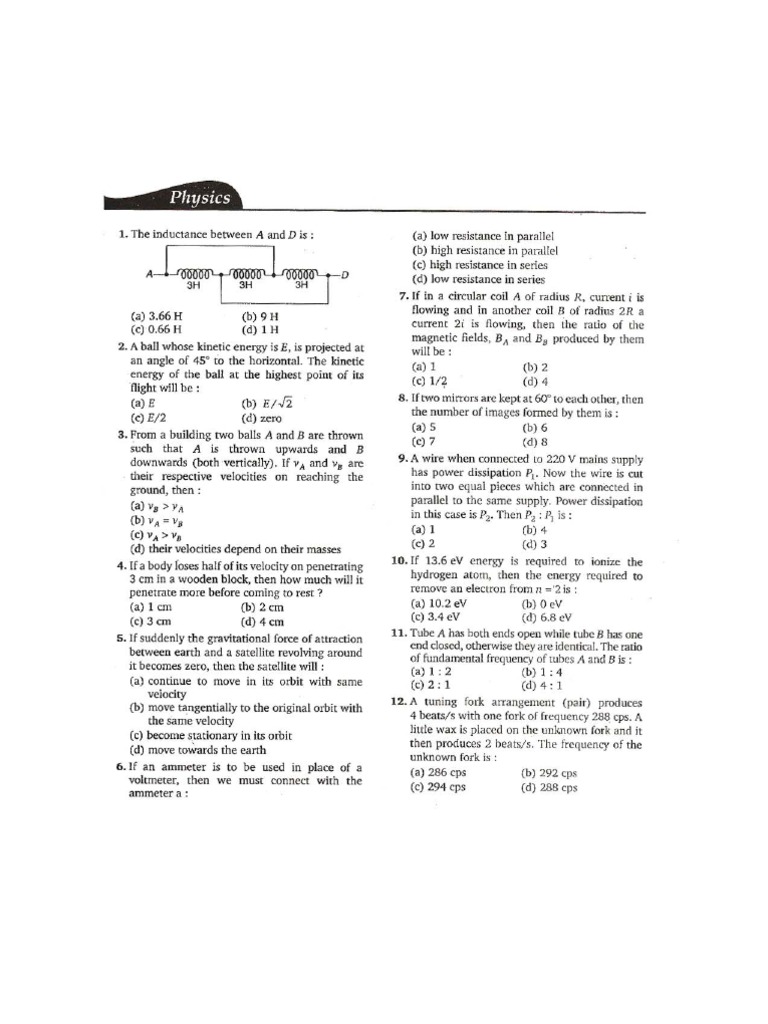 Aieee 2002 PCM Solution | PDF