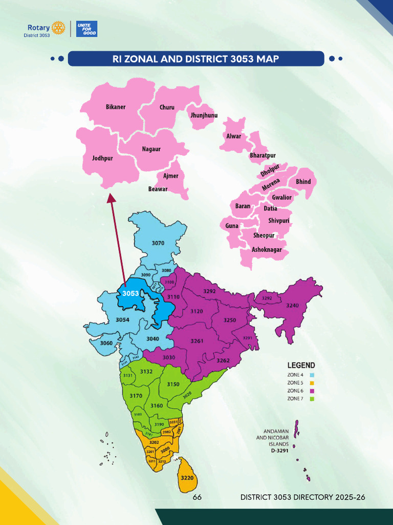 Rotary Map 2025 | PDF