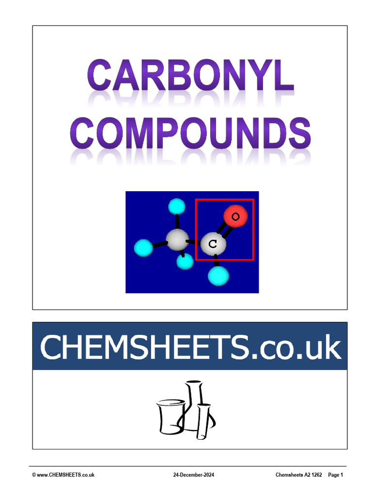 Carbonyl Compounds: Aldehydes & Ketones | PDF | Ester | Aldehyde