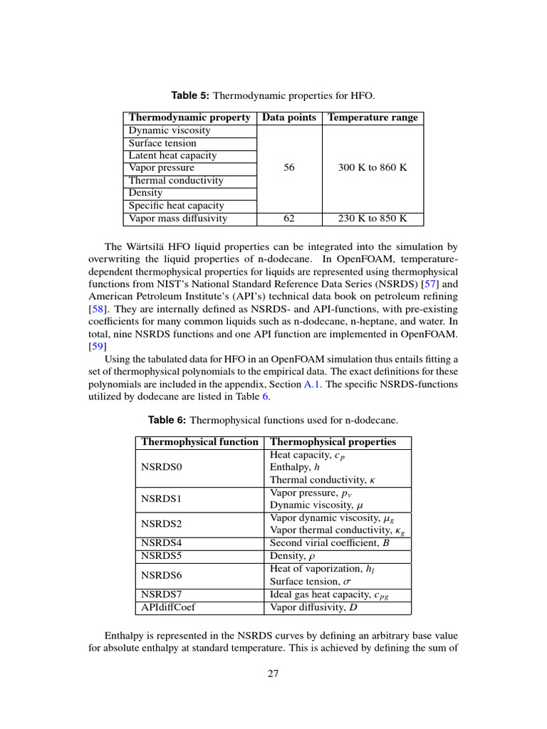 Thermodynamic Properties For HFO. | PDF | Heat | Enthalpy