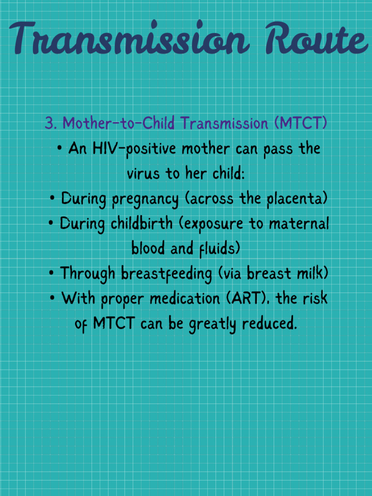 Mother-to-Child Transmission (MTCT) | PDF