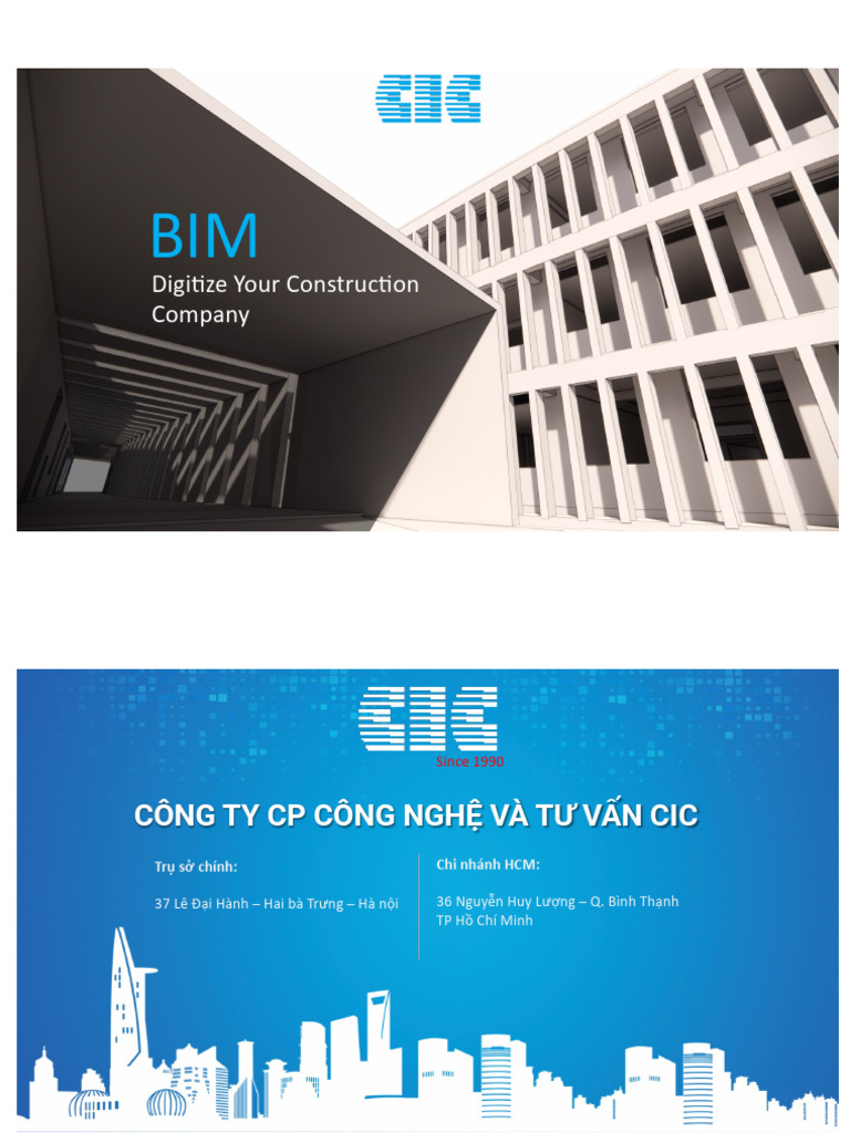 1.CIC BIM Presentation 2025 | PDF