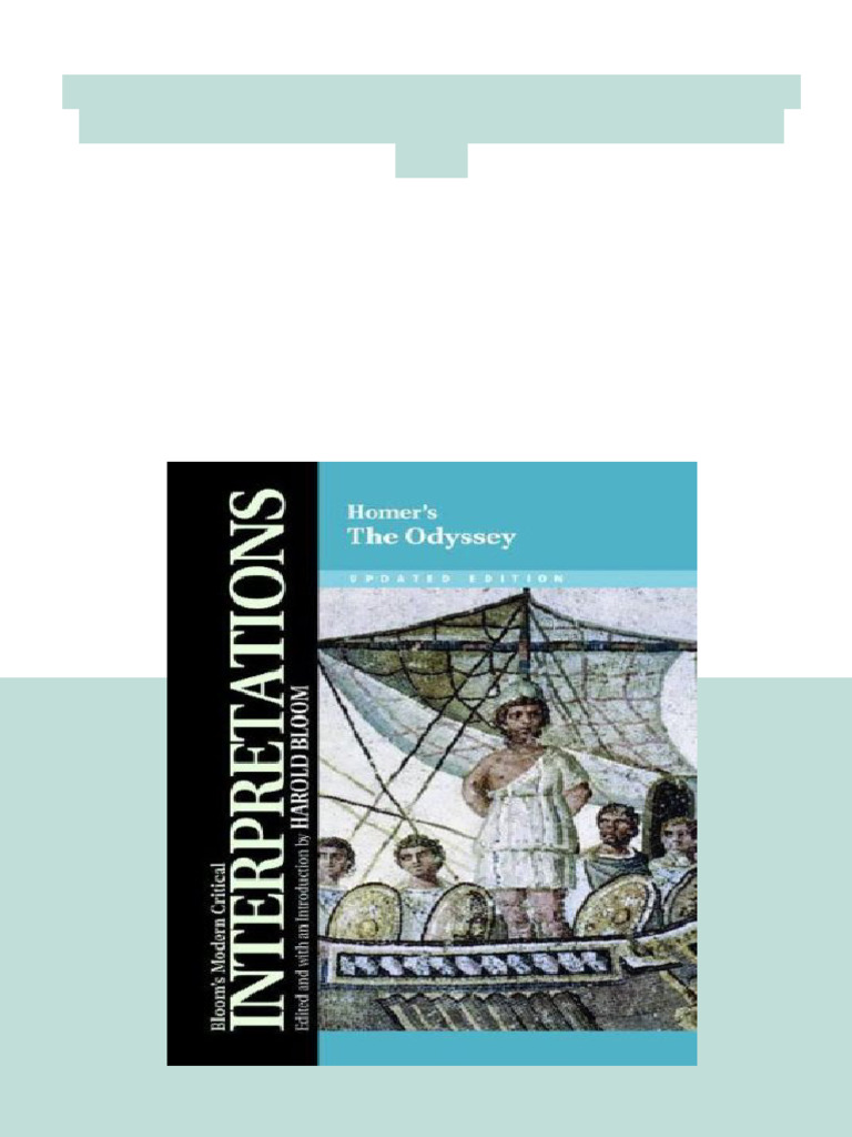 Homer S The Odyssey 2 Updated Edition Harold Bloom (Edited and With An ...