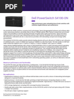 s4148t On Datasheet | PDF | Network Switch | Data Center