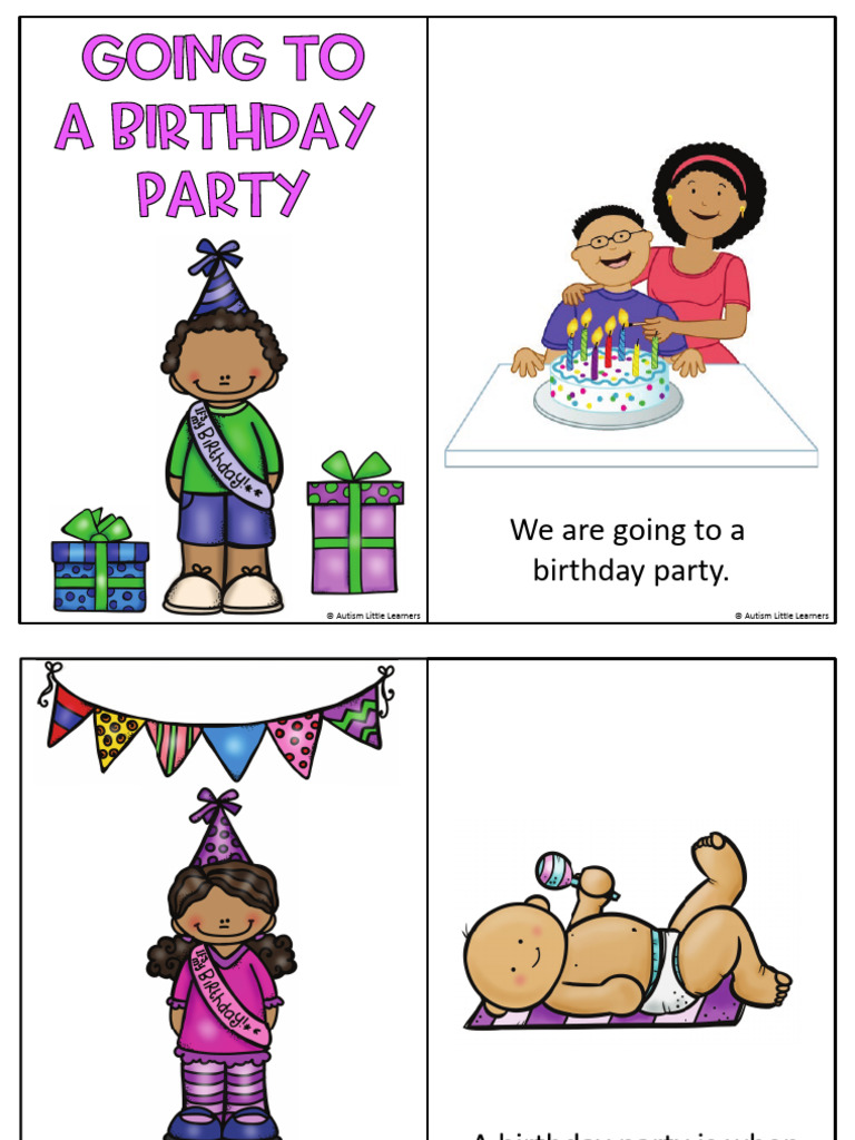 Birthday Party Social Story Guide | PDF