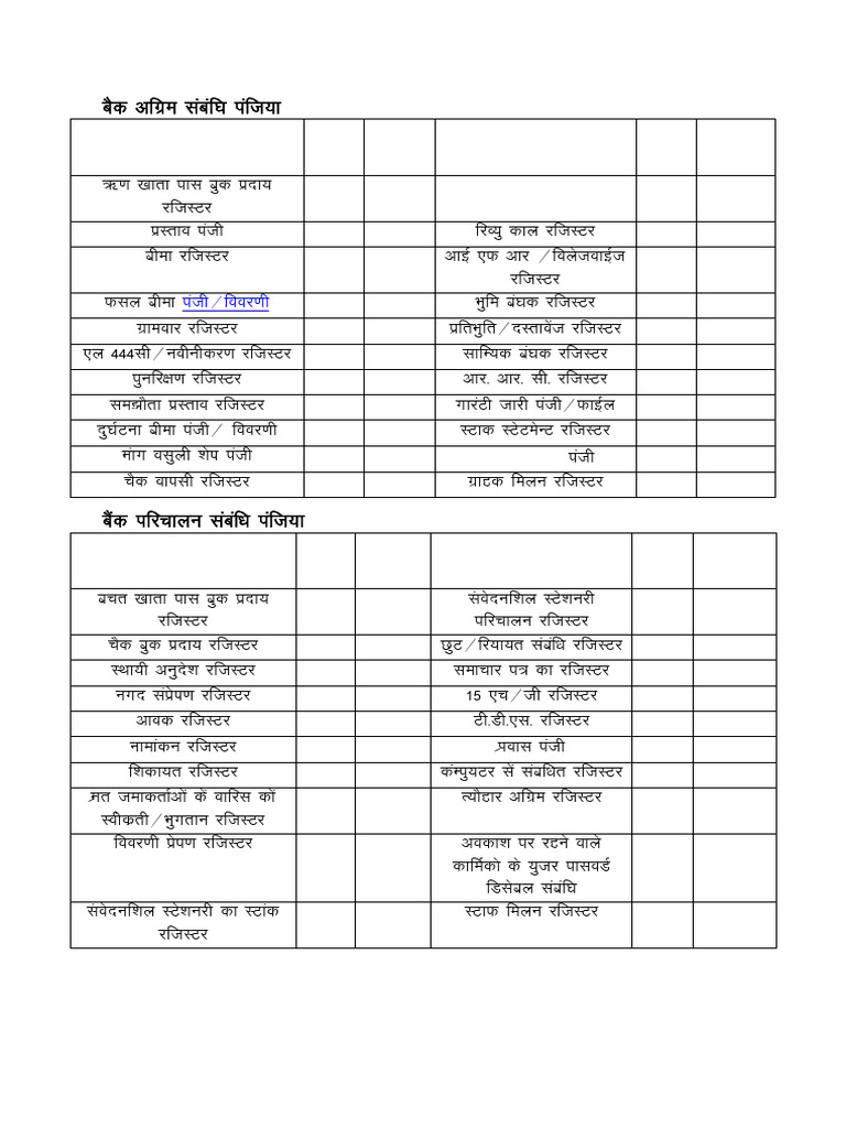 Office Register | PDF