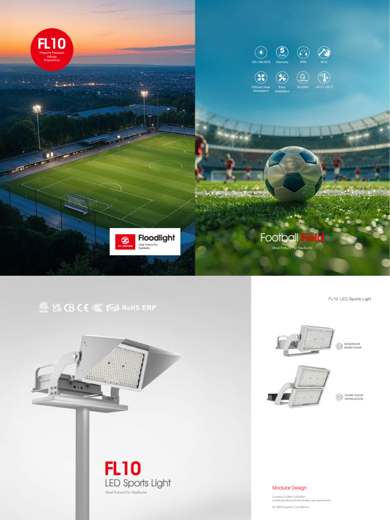 FL10 Spec Compressed | PDF | Lighting