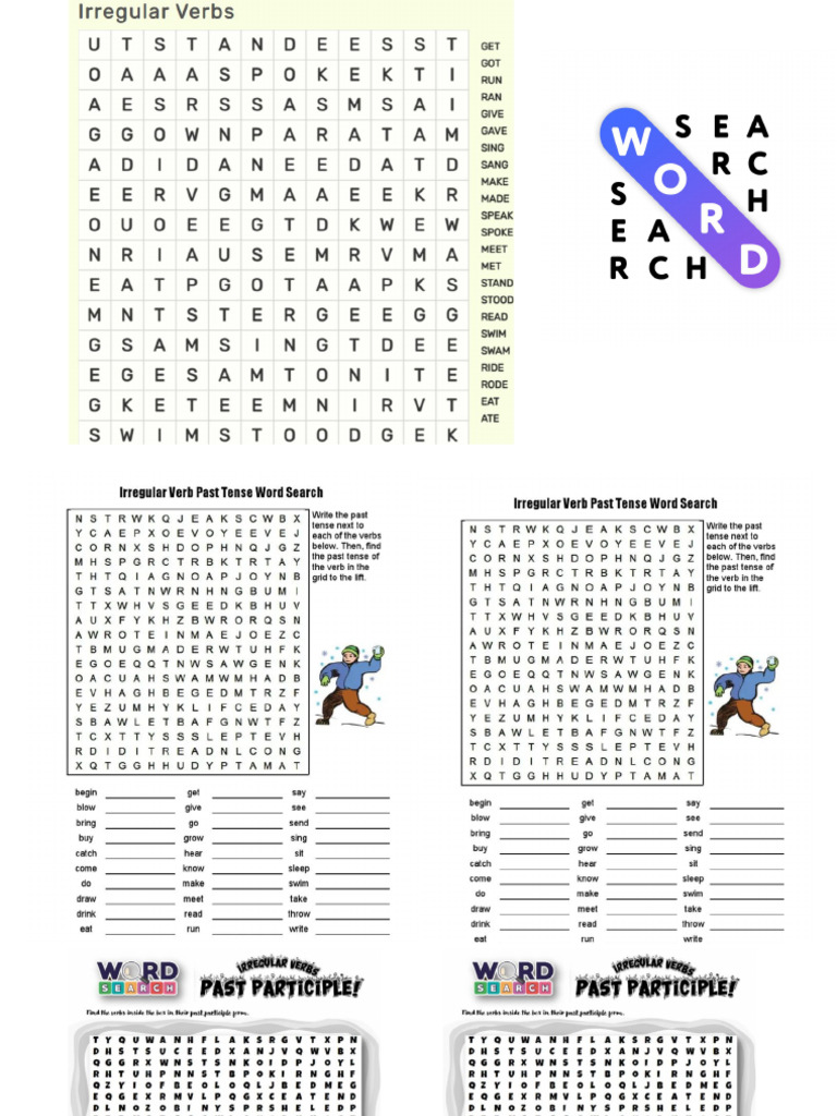 Irregular Verbs Pae - Google Slides | PDF