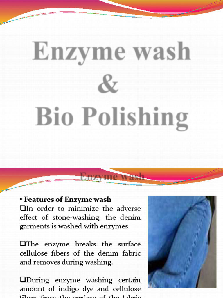 Enzyme Wash Latest | PDF | Enzyme | Chemical Reactions
