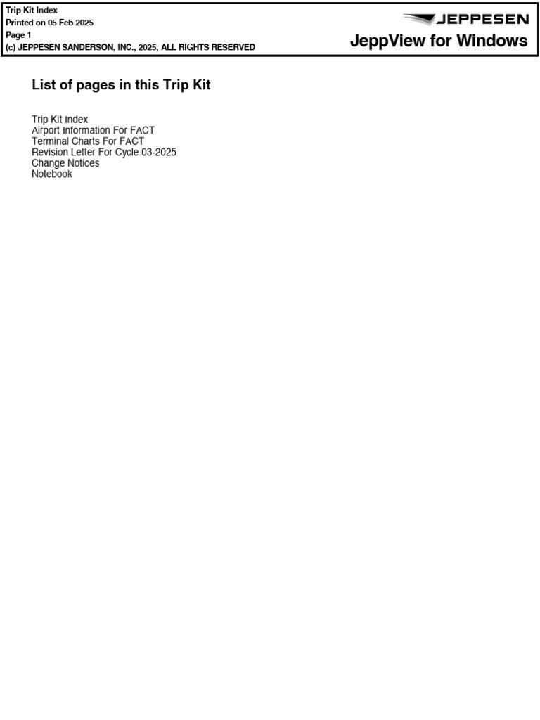 FACT Charts | PDF | Transponder (Aeronautics) | Runway