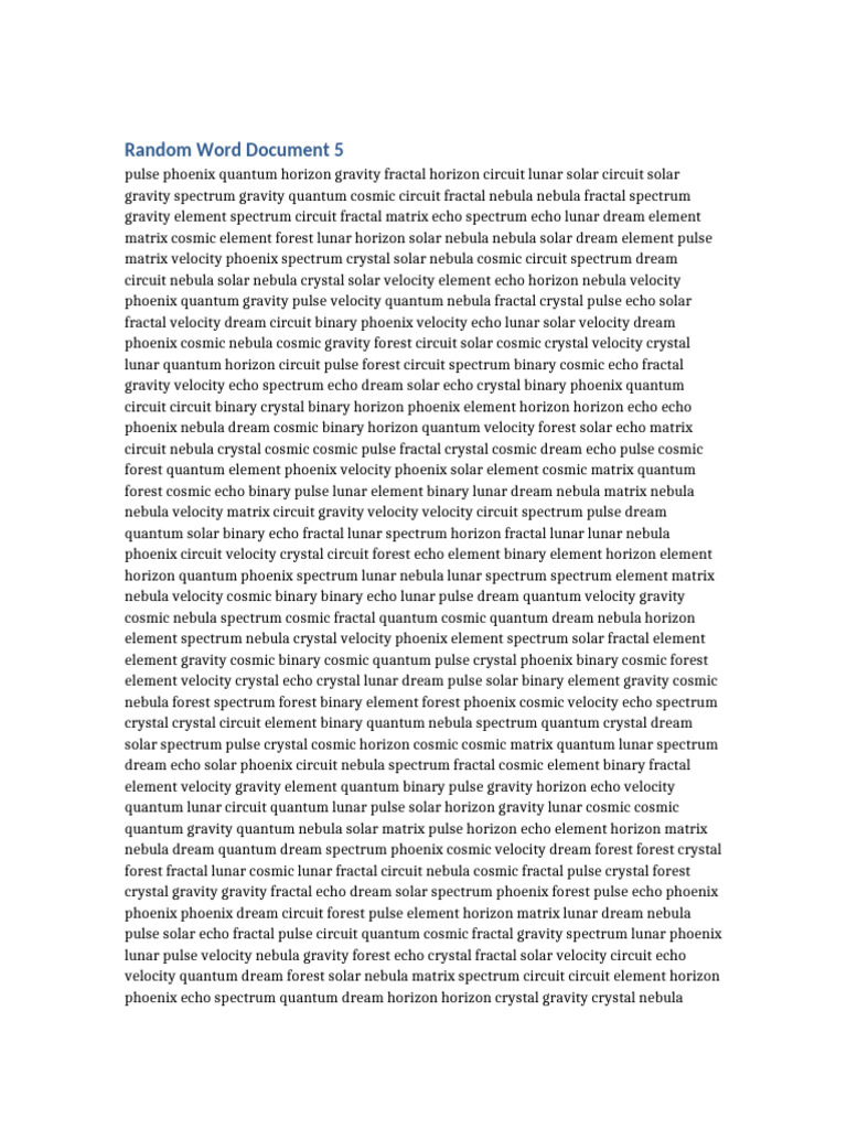 Random Doc 5 | PDF | Theoretical Physics | Astronomical Objects