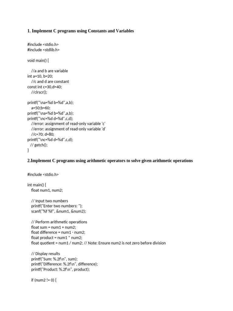 PIC Programs Assignment No 1 To 9 | PDF | Integer (Computer Science ...