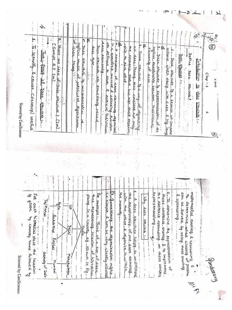 Data Structure 1 and 2 Chapter | PDF