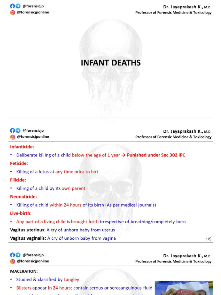 Infant Deaths | PDF