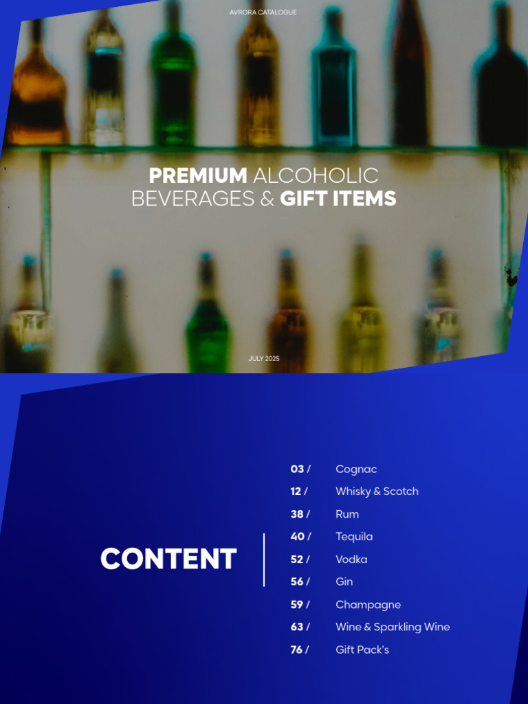 Premium Alcoholic Beverages & Gift Items - Compressed | PDF