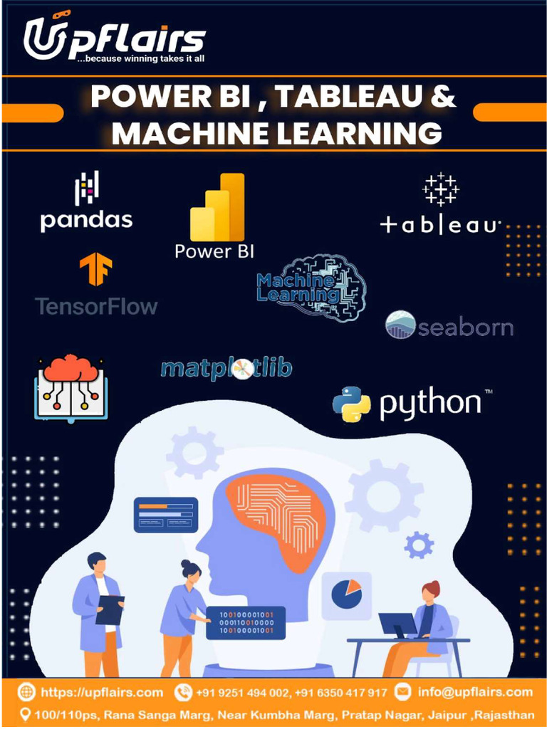 75 Hours - Power BI, Tableau & Machine Learning | PDF | Machine Learning | Applied Mathematics