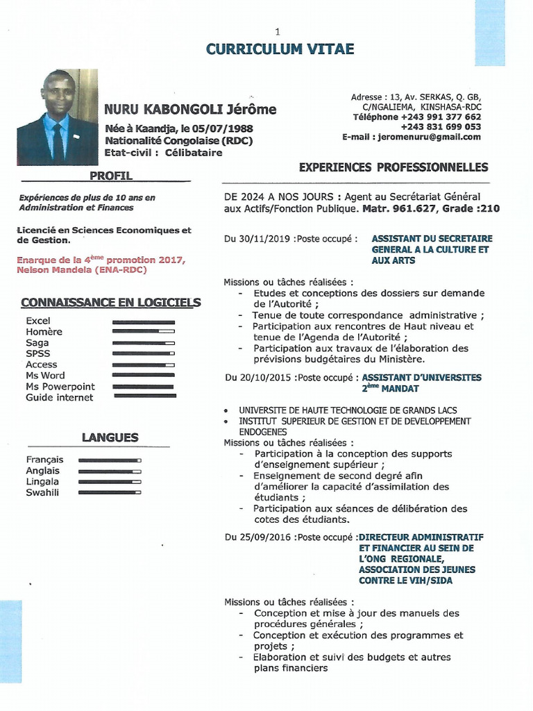 Scan CV | PDF