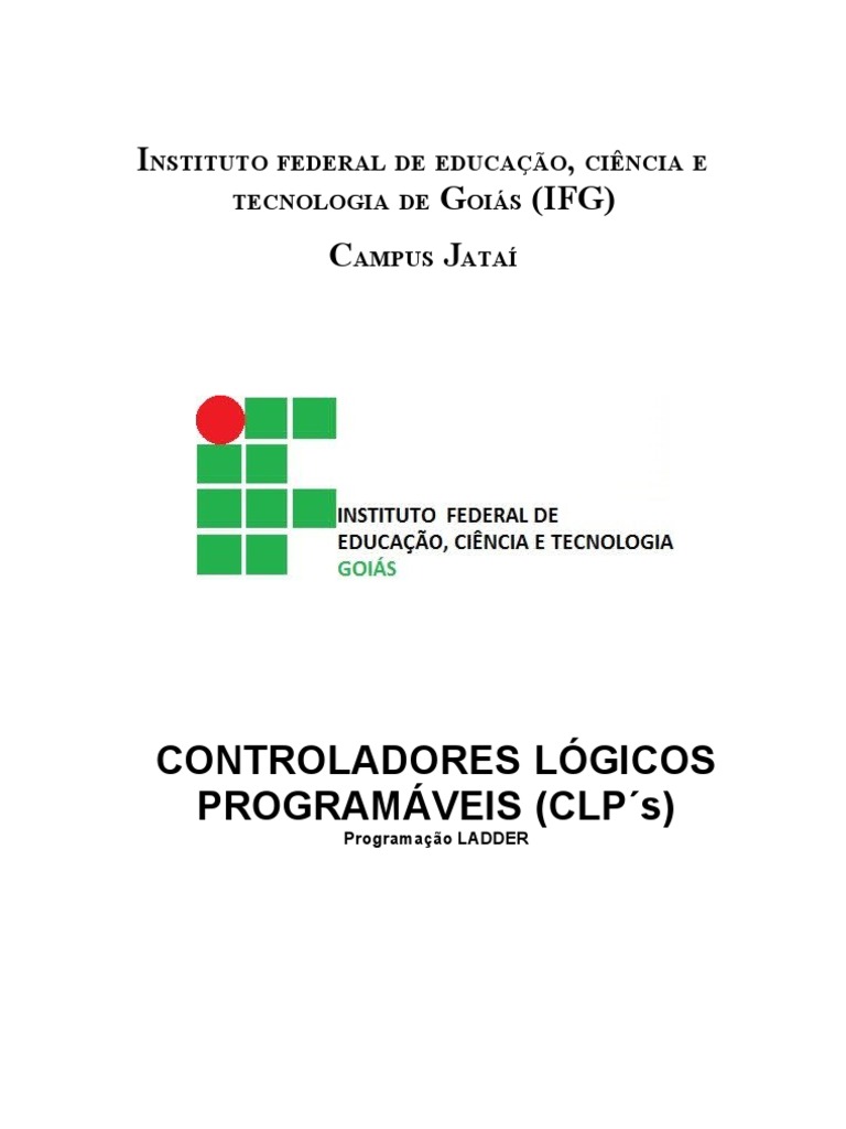 Apostila Clp Ladder Pdf Controlador Lógico Programável