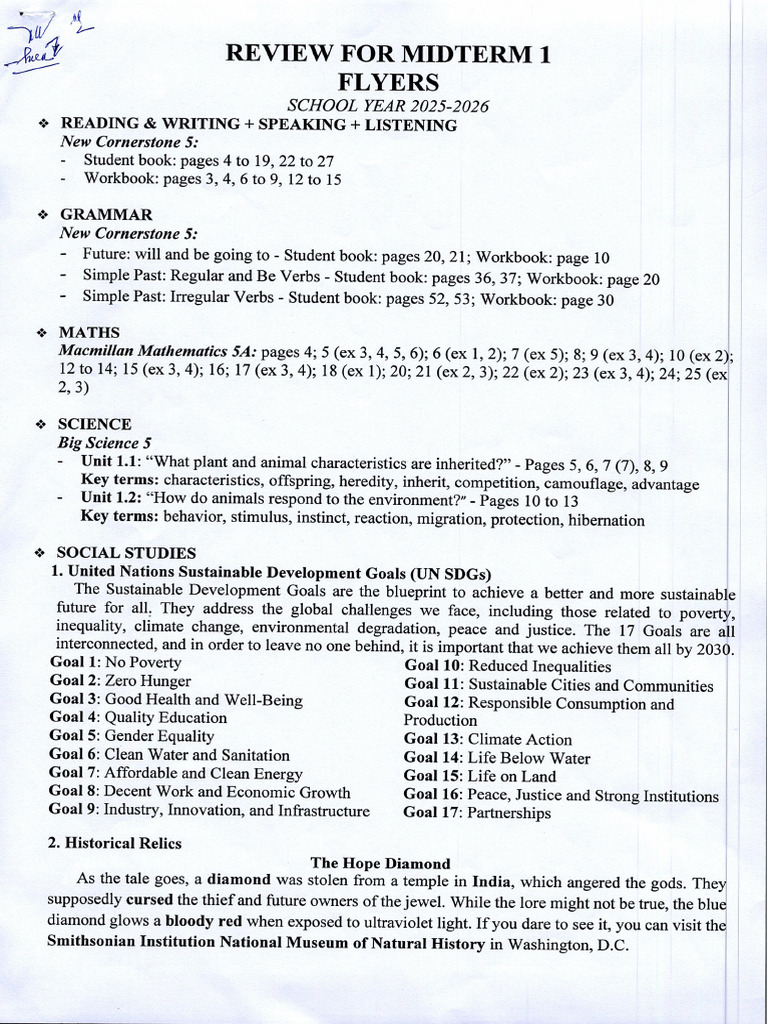 Review Midterm 1 - Flyers | PDF