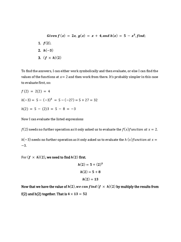 Functions Notes April 29, 2025 | PDF