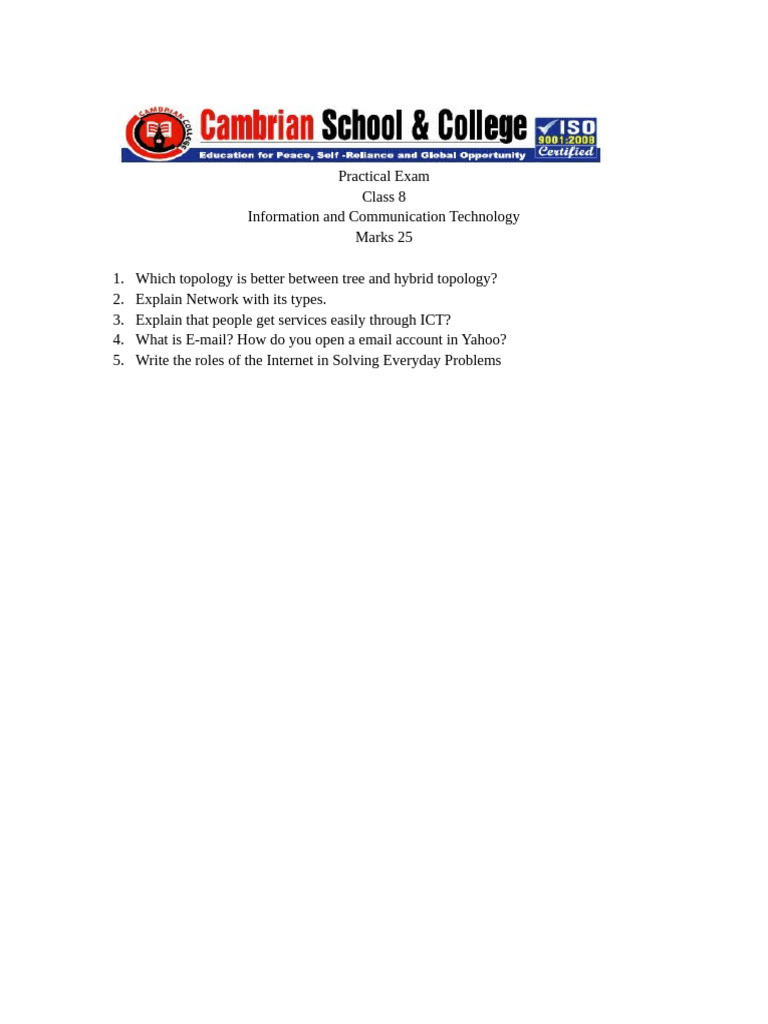 Practical Exam EV2 | PDF