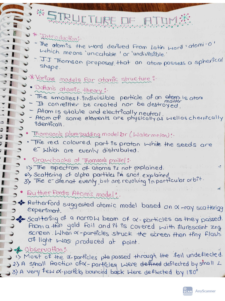 Atomic Structure Neet | PDF