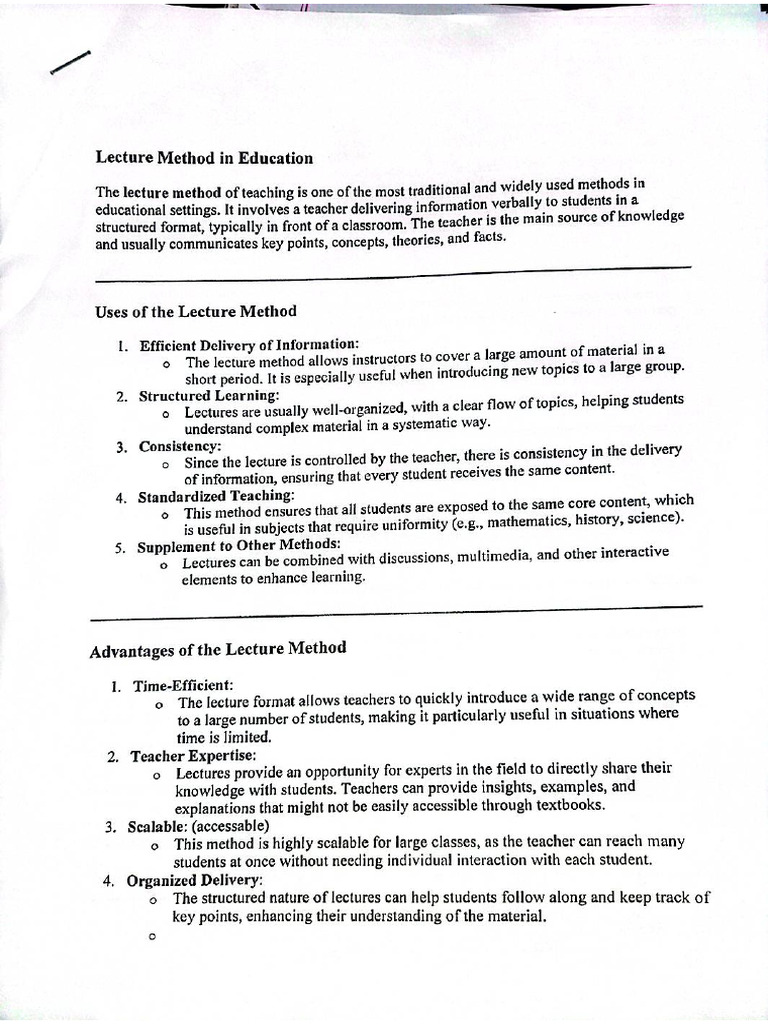 Teaching Methods | PDF