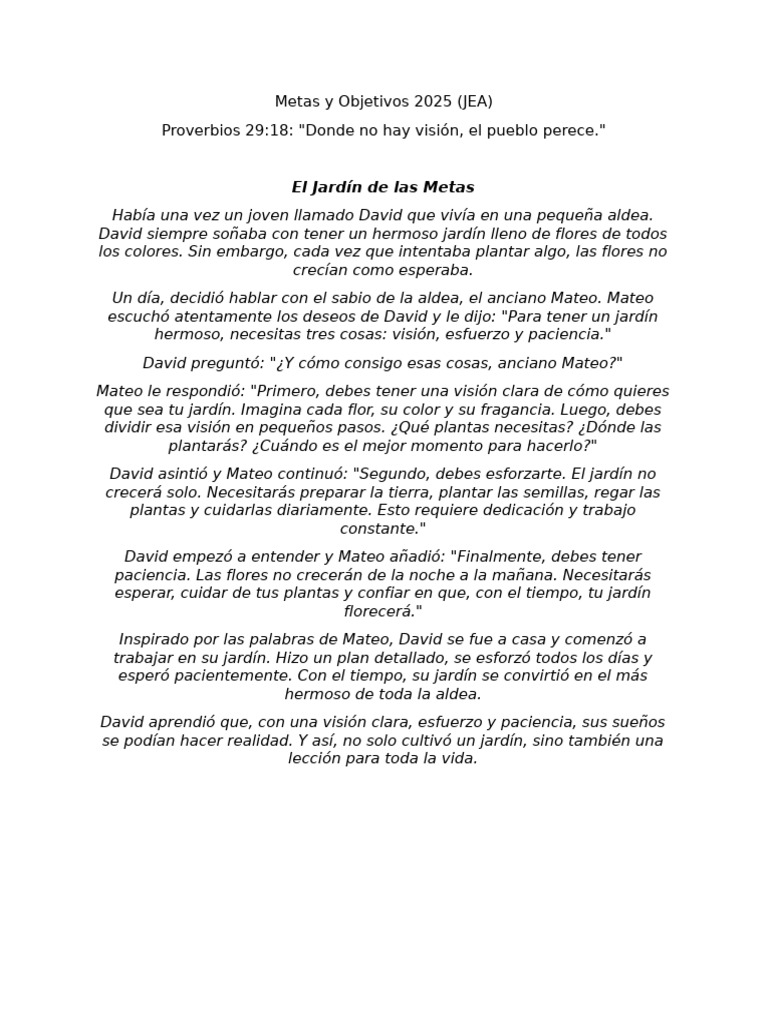 Metas SMART para 2025: Guía Práctica | PDF