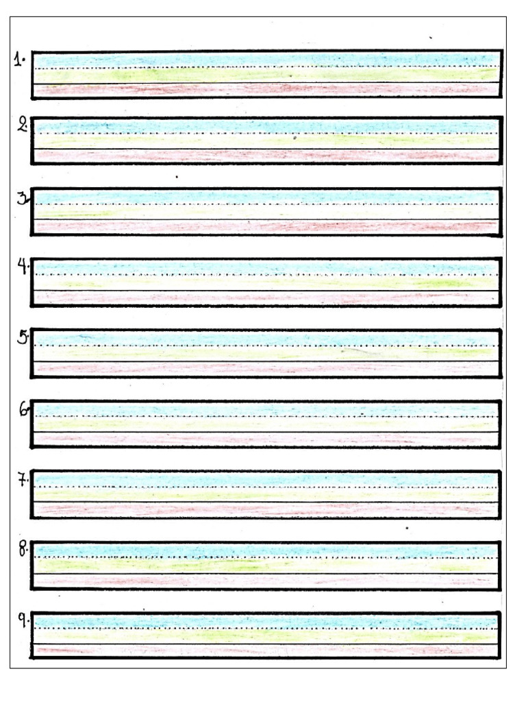 Lineas Guia, para Escritura | PDF