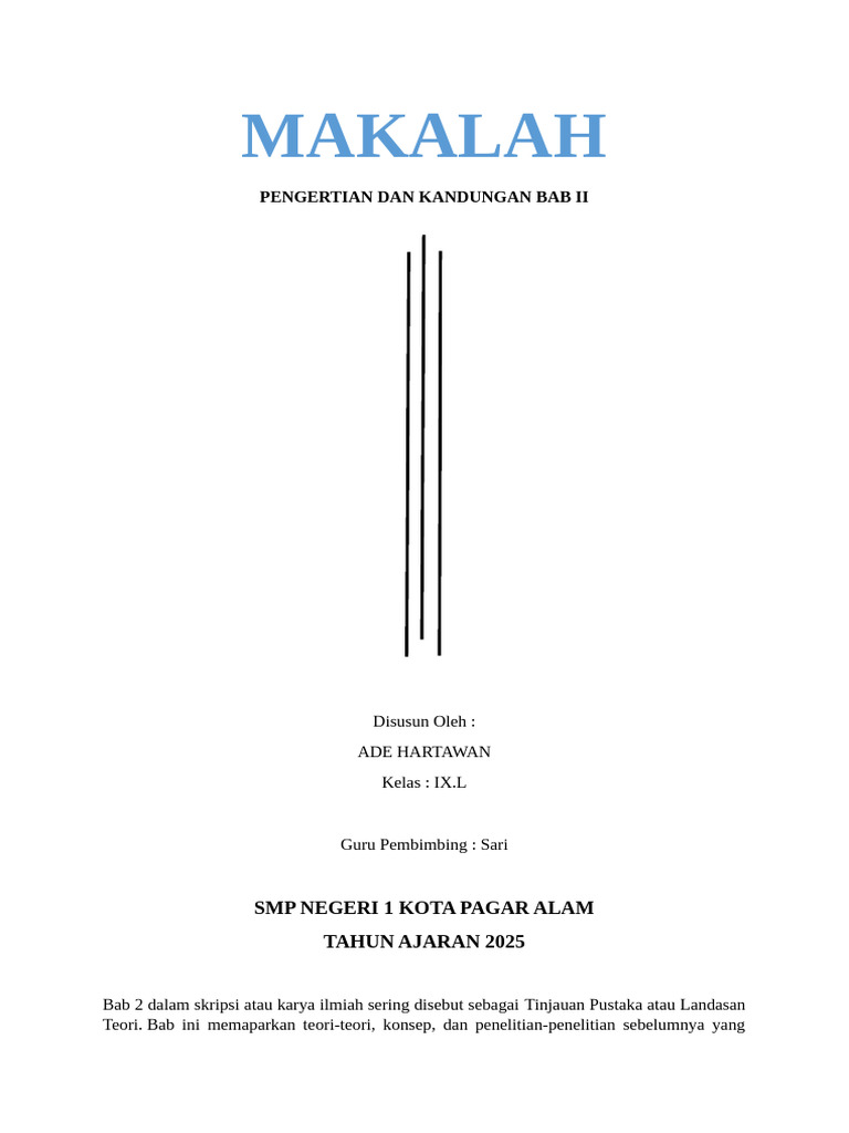 Struktur dan Fungsi Bab II Makalah | PDF
