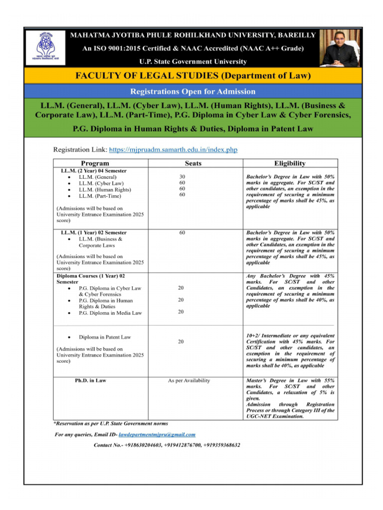 LLM Campus Admission Notice 31052025 | PDF