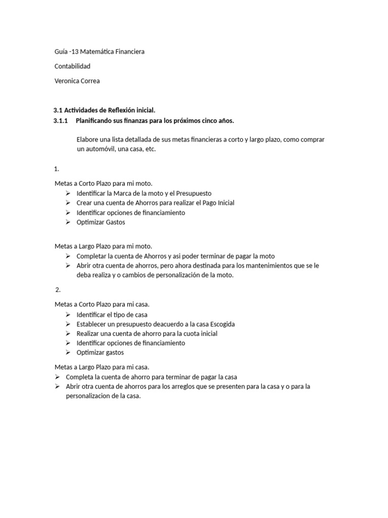 Gu-A - 13 Matem-Tica Financiera - Veronica Correa | PDF