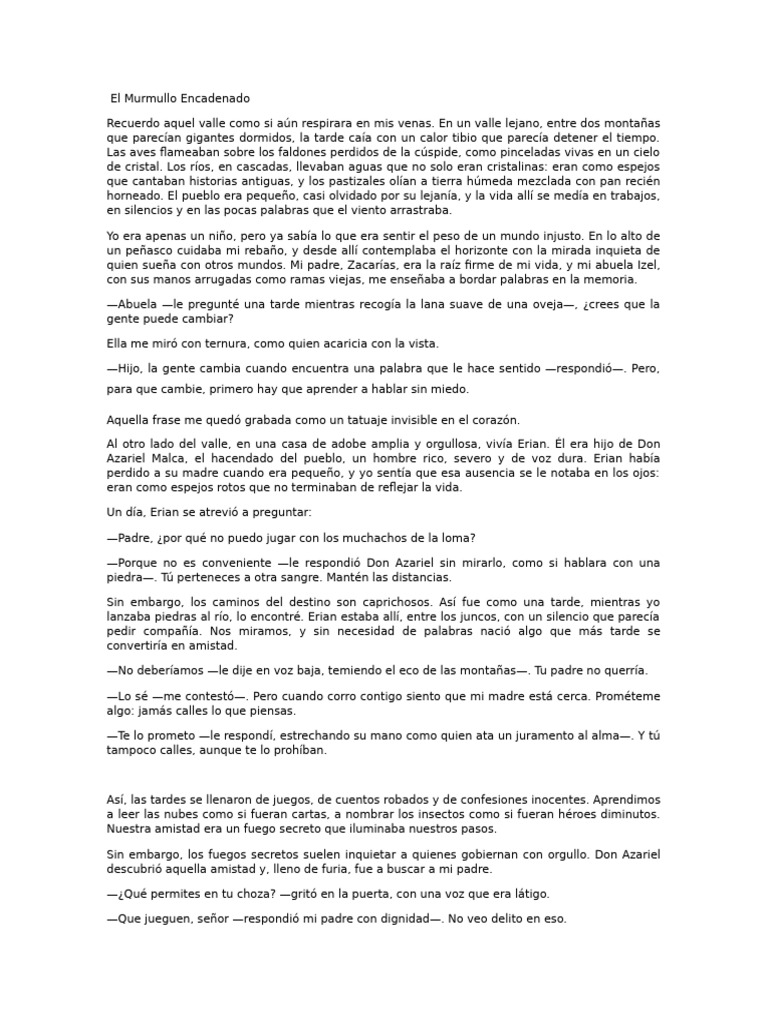 El Murmullo de las Voces Libres | PDF