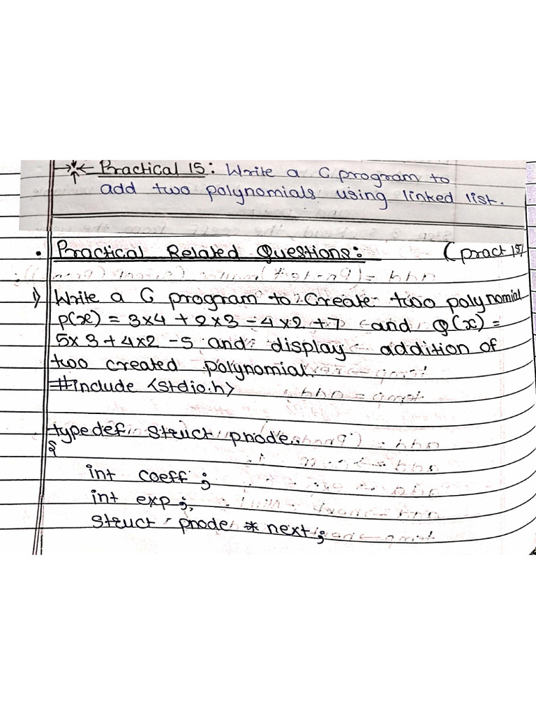 Data Structure Practical 15 | PDF