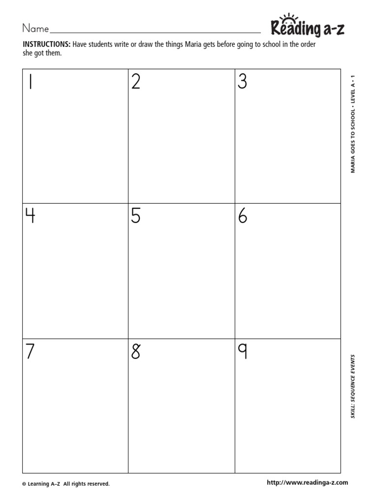 Maria Goes To School - worksheet-HGG | PDF | Learning | Reading (Process)