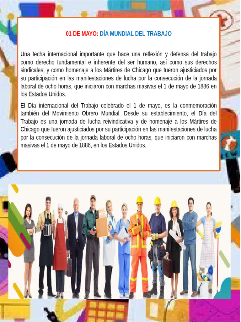 01 de Mayo-Día Del Trabajo | PDF