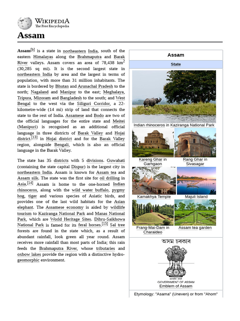 Assam | PDF