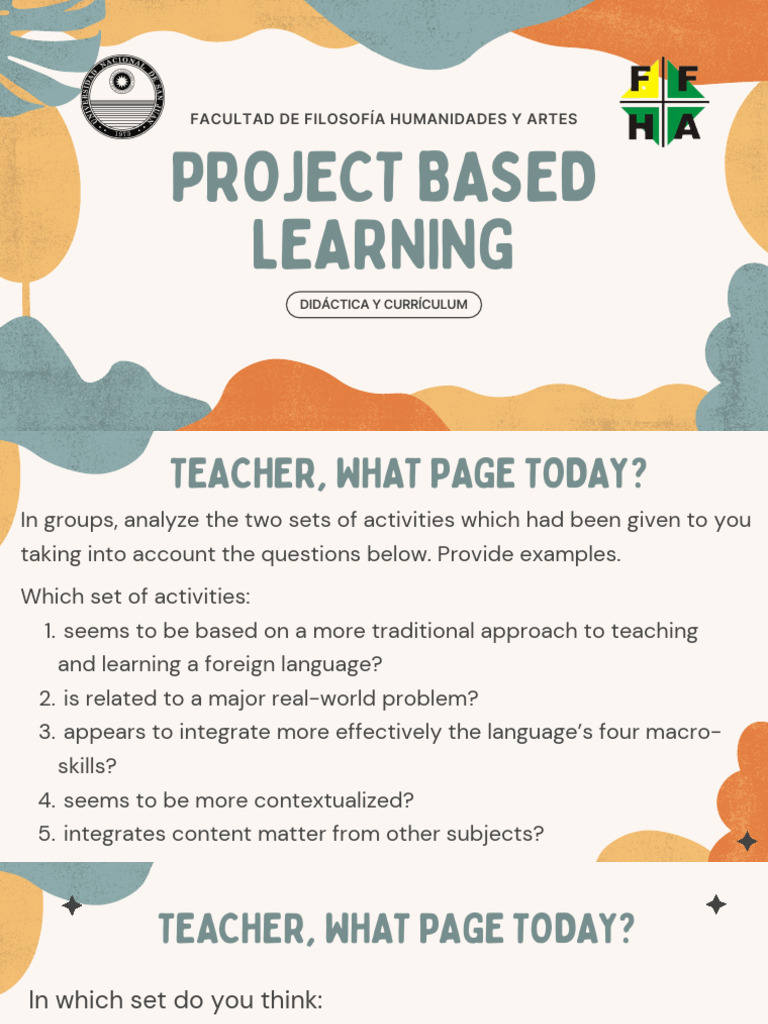Project Based Learning - 2025 | PDF | Project Based Learning | Learning