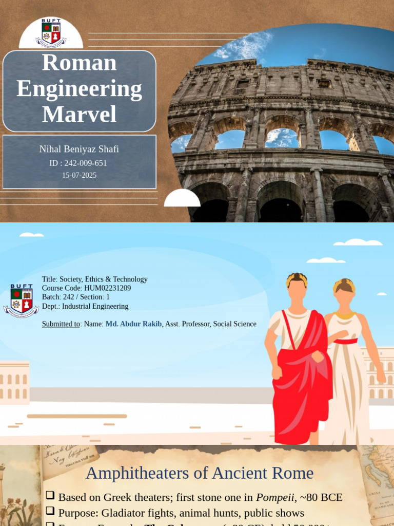 Roman Engineering Marvels | PDF | Ancient Rome | Roman Empire