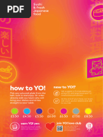 Itsu Menu Nutritional Information | PDF | Sushi | Asian Cuisine