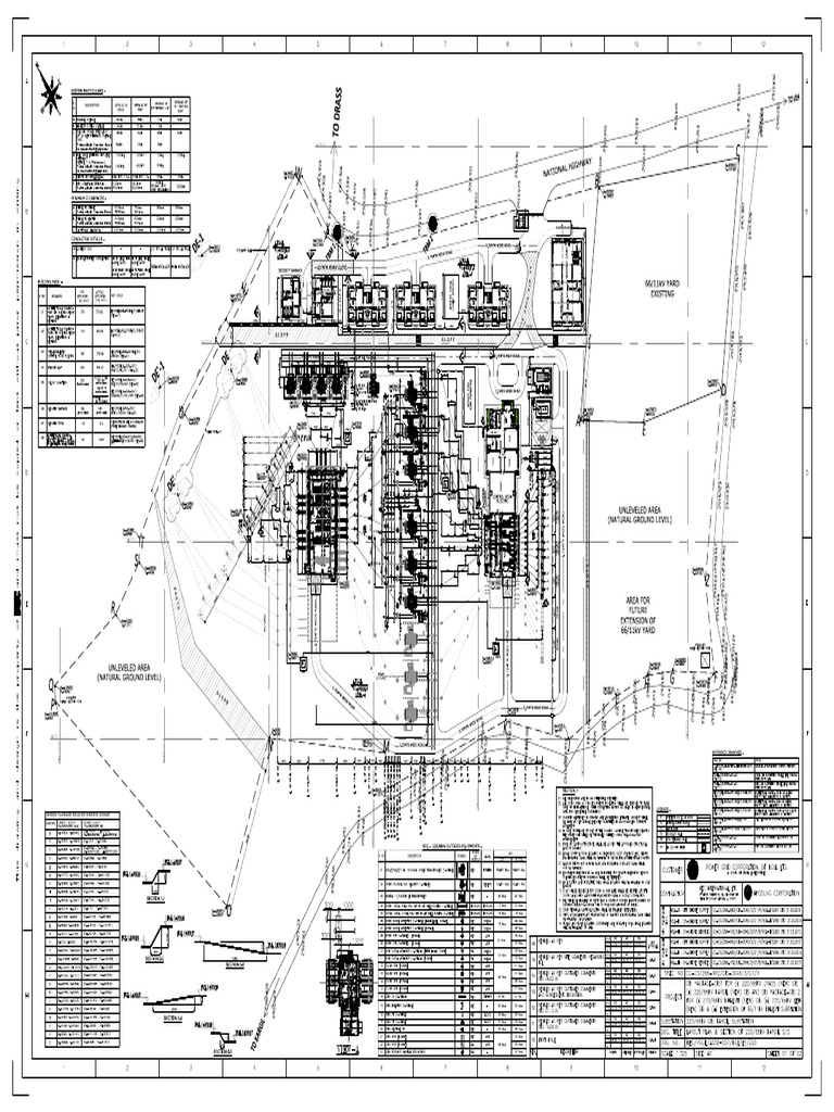220-66kv Gis Layout & Section of Kargil Substation (Rev-06) (Sht-01 ...