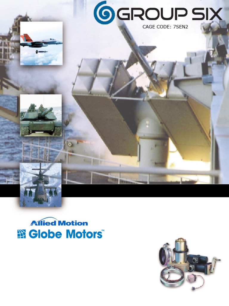 Military Motion Control Products Guide | PDF | Electric Motor | Machines