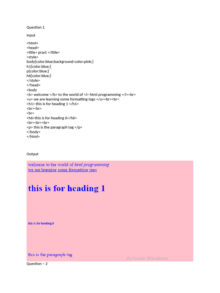 Hardit Singh X-C Roll No 12 CSS Practicals | PDF | Non Breaking Space | Html Element