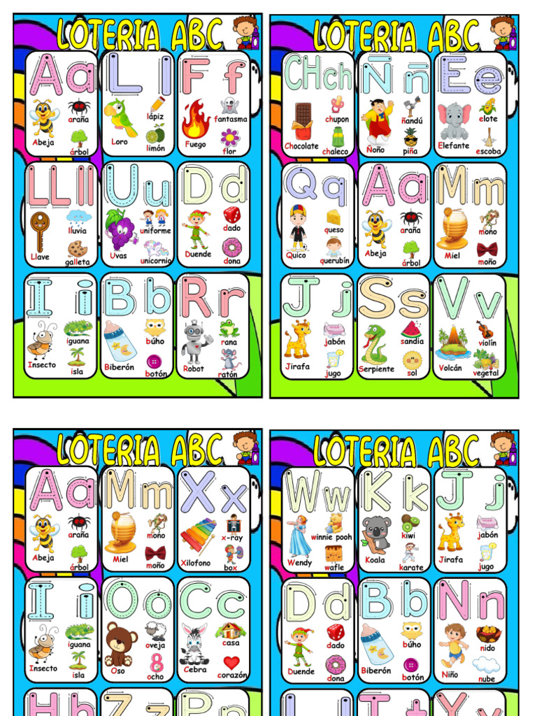 Niños Loteria ABC | PDF
