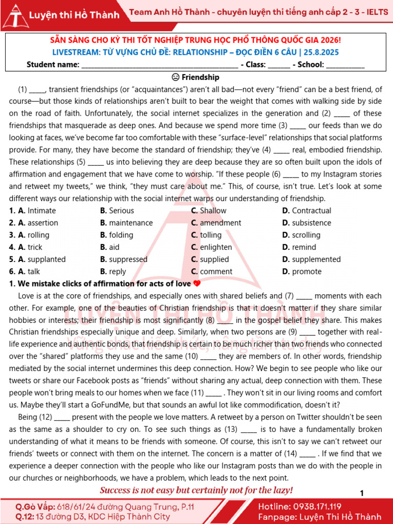 Understanding Digital Friendships vs. Real Connections | PDF | Social ...