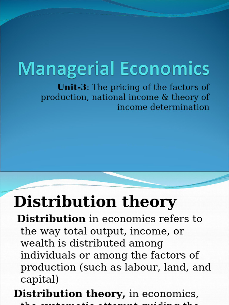 Managerial Economics, Final - 2 | PDF | Labour Economics | Piece Work