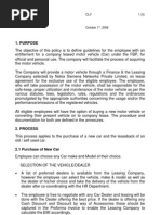 Employee Car Lease Policy Overview | PDF | Insurance | Option (Finance)