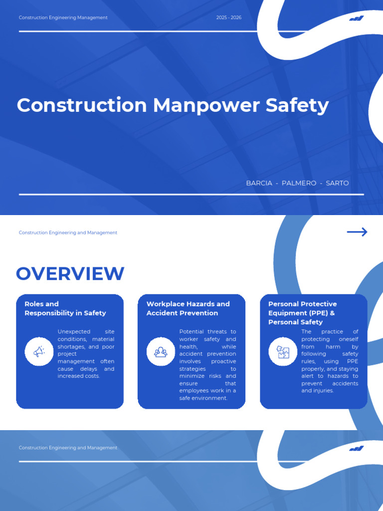 Construction Manpower and | PDF | Personal Protective Equipment ...
