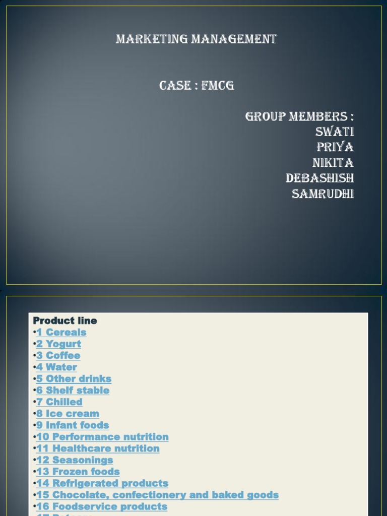 FMCG | PDF | Nestlé | Foods